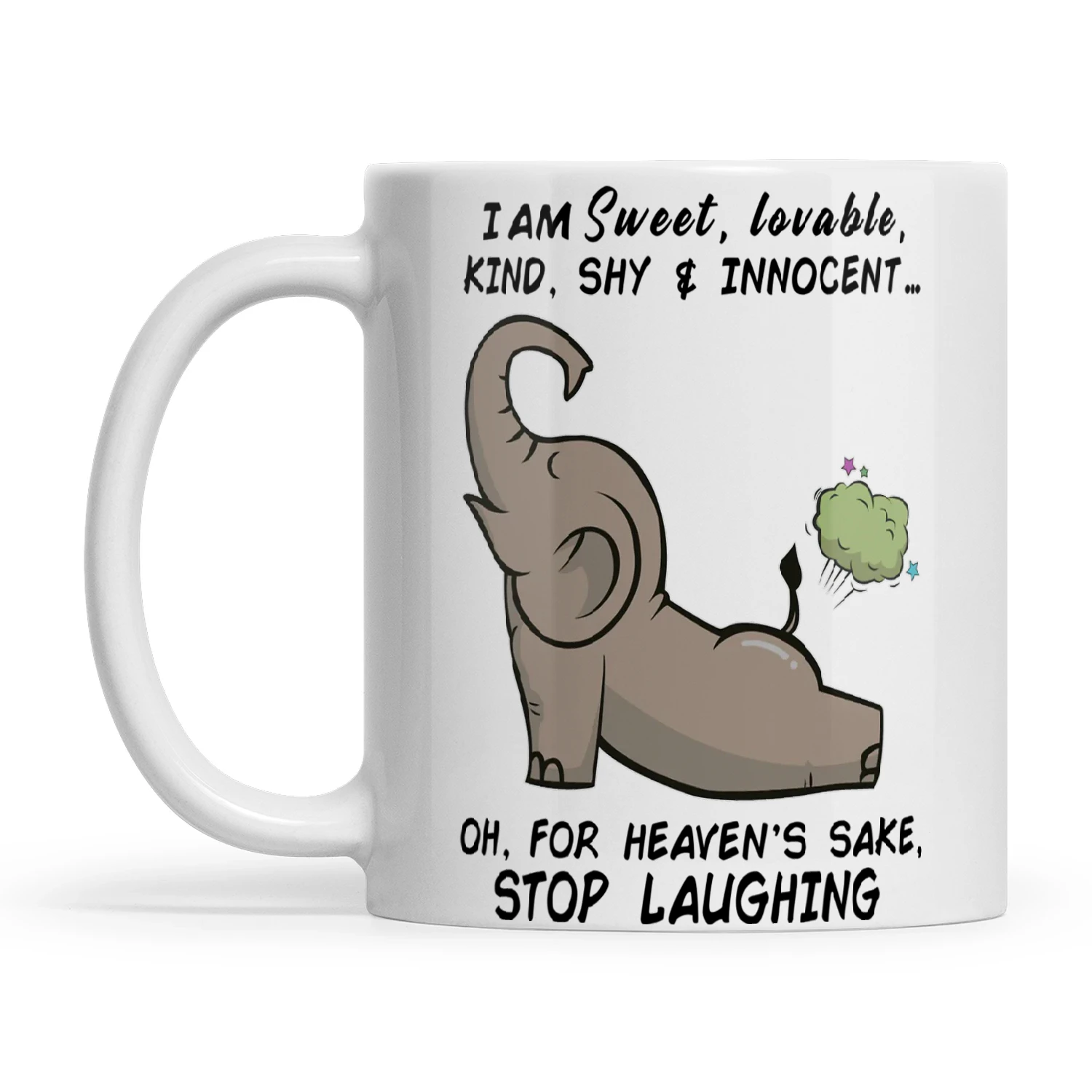 I Am Sweet Lovable Kind Shy Innocent Elephant