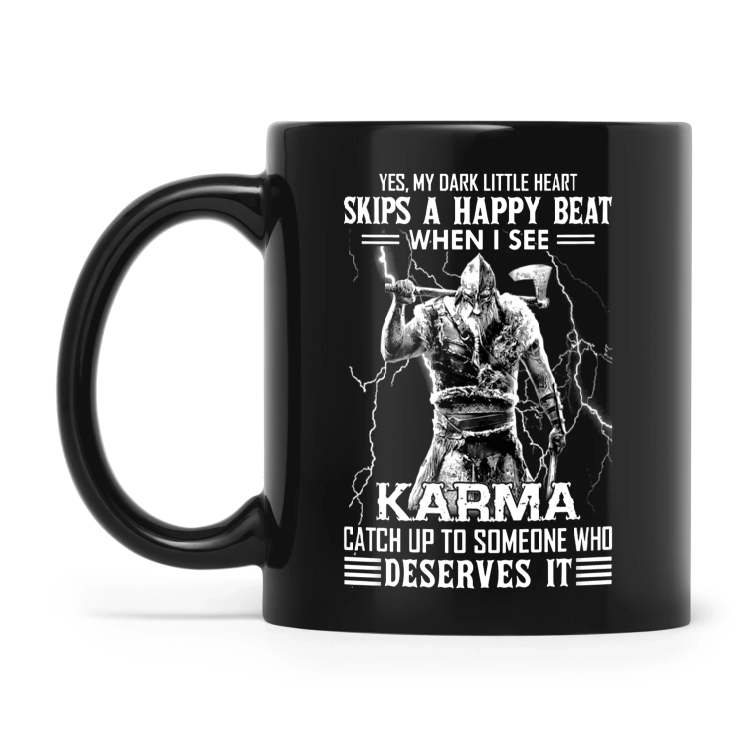 Viking Yes My Dark Little Heart Skips A Happy Beat | Luvnaturetee