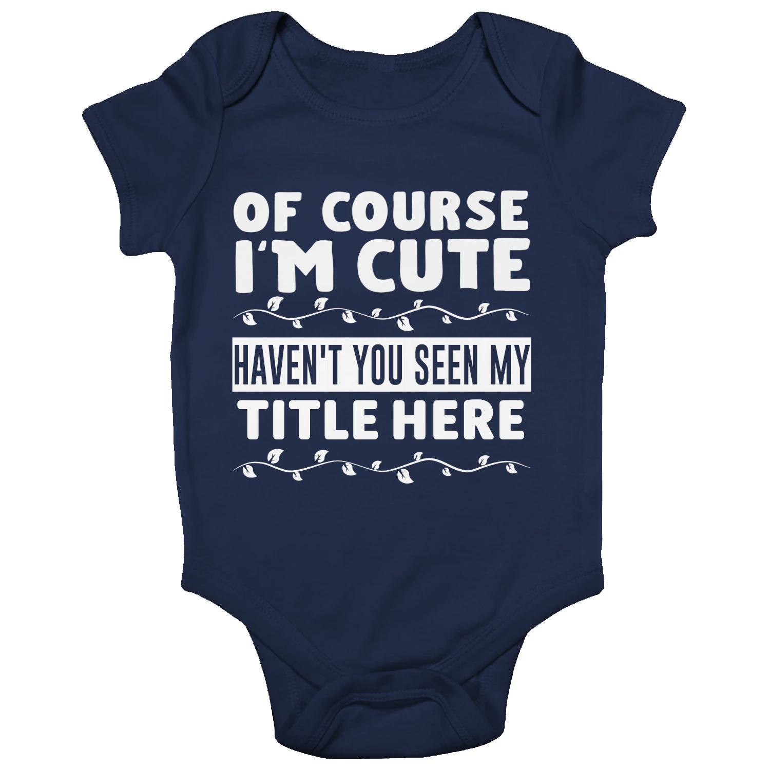 Custom Title Of Course I'm Cute | Little Muggle