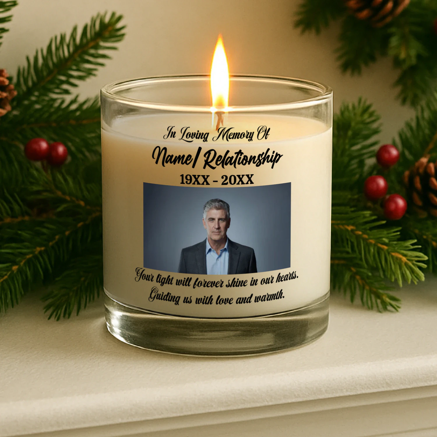 In Loving Memory Custom Scented Candle